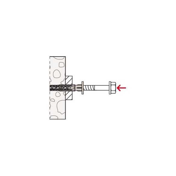 Tassello SXRL 8X80 WT Is Art.540208 Fischer - Tutto per Infissi